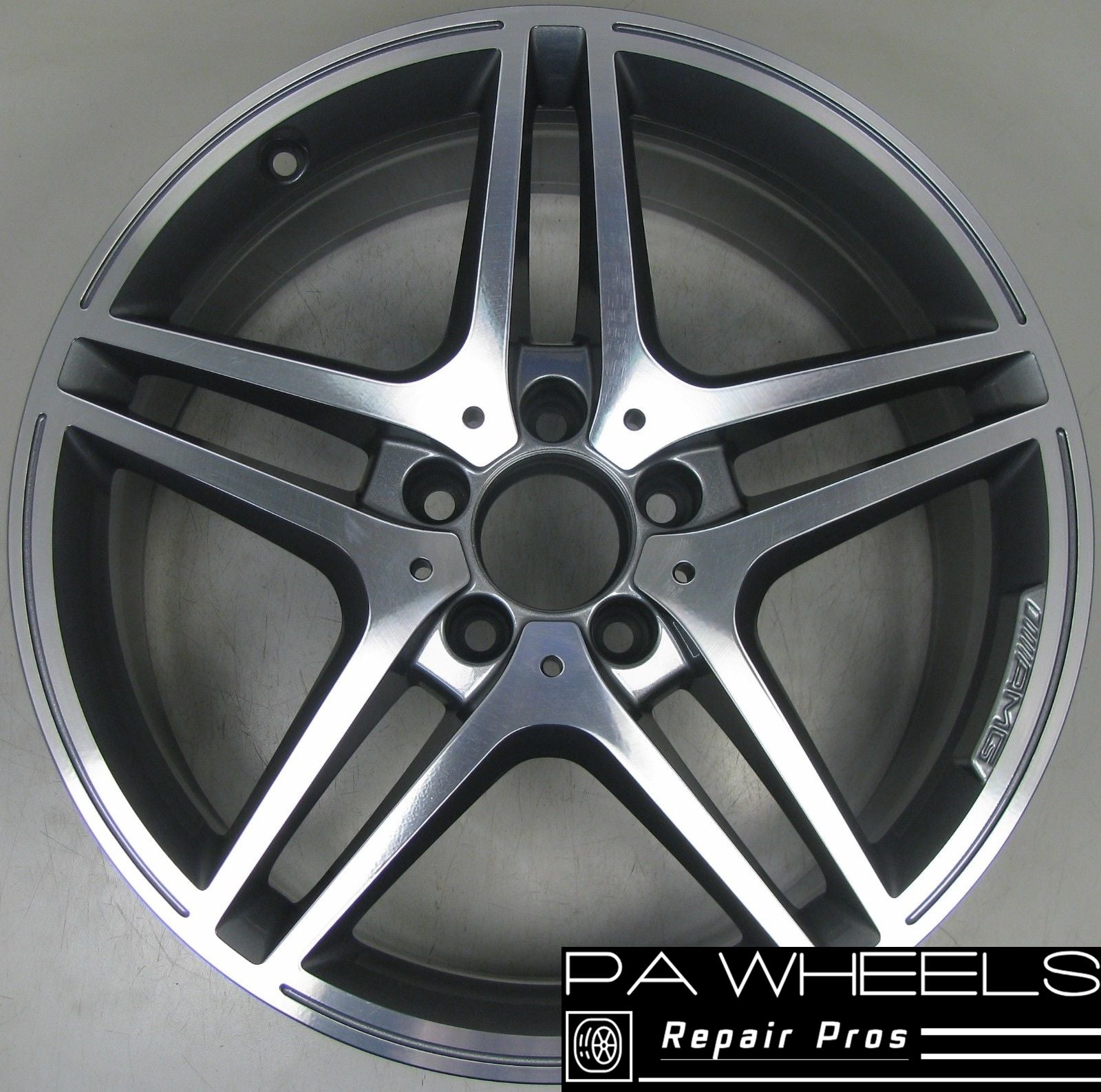 MERCEDES C63 2012-2015 18" FACTORY ORIGINAL FRONT AMG WHEEL RIM – pawheels